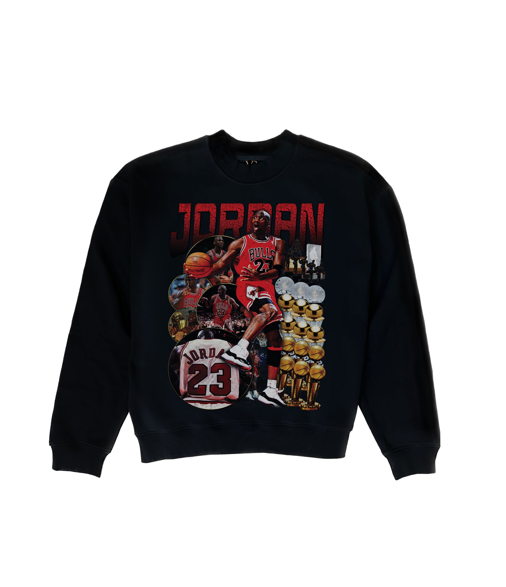 Vintage Roots - 'Jordan Honours' Crew | Black – TheClothingCulture